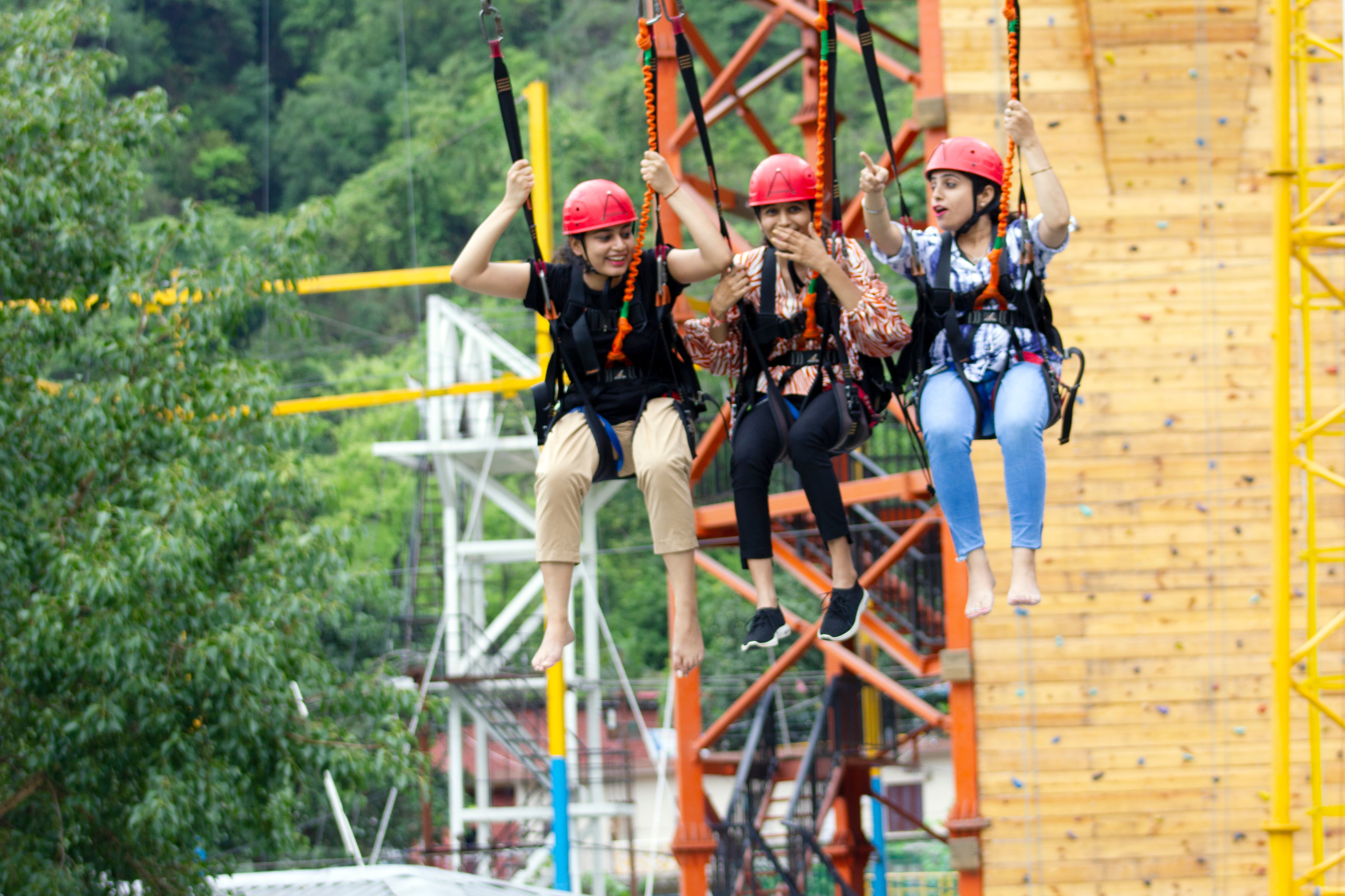 Giant Swing in Rishikesh | Price, Height & Booking – Thrill Factory